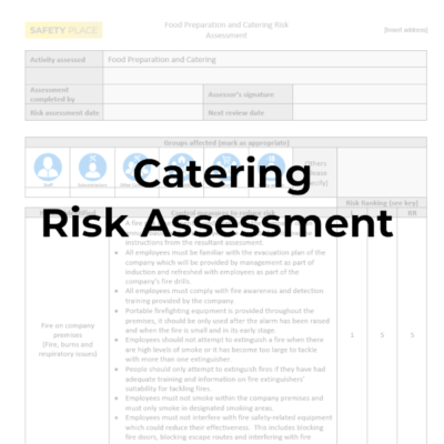 Catering Risk Assessment - Safety Place