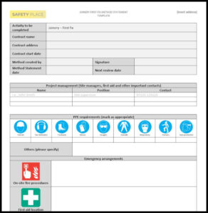 Joinery Method Statement - First Fix - Safety Place