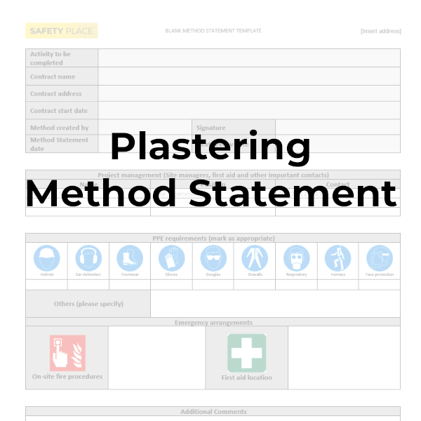 Plastering Method Statement - Safety Place