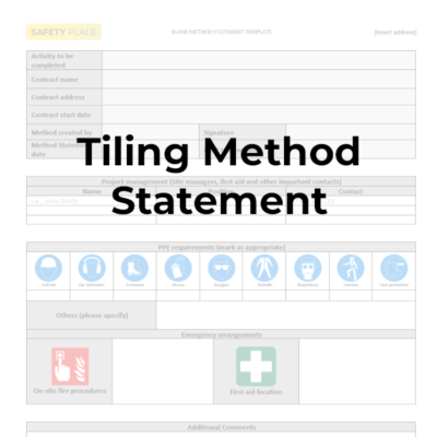 Tiling Method Statement - Removal and Installation - Safety Place