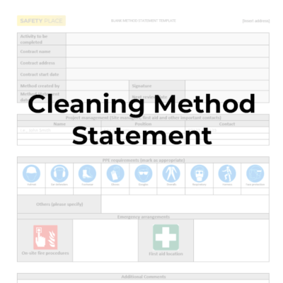 Cleaning Method Statement - Safety Place