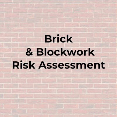Brick and Blockwork Risk Assessment - Safety Place