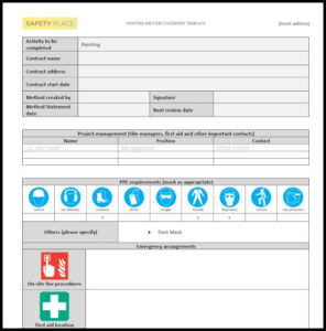 Painting Method Statement - Safety Place