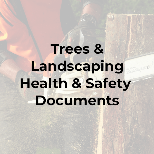 Landscaping Health and Safety documents - Instant Download