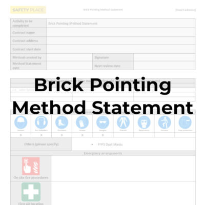 Brick Pointing Method Statement - Safety Place