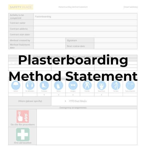Plasterboarding Method Statement - Safety Place