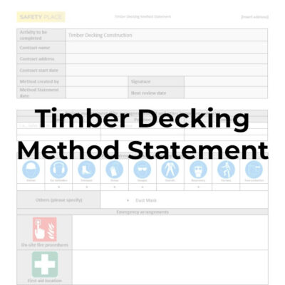 Timber Decking Method Statement - Safety Place