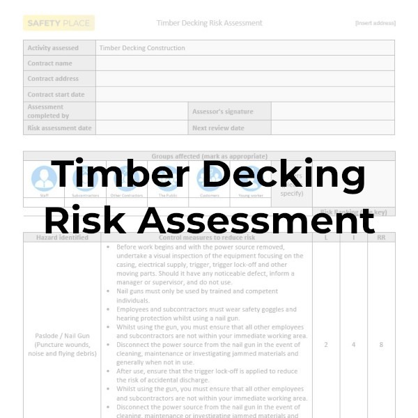 Timber Decking Risk Assessment - Safety Place
