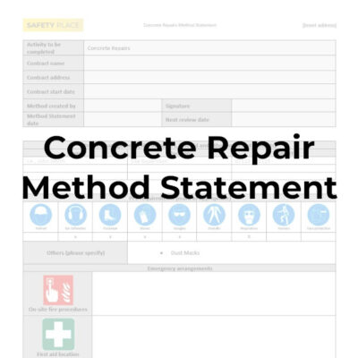 Concrete Repair Method Statement - Safety Place