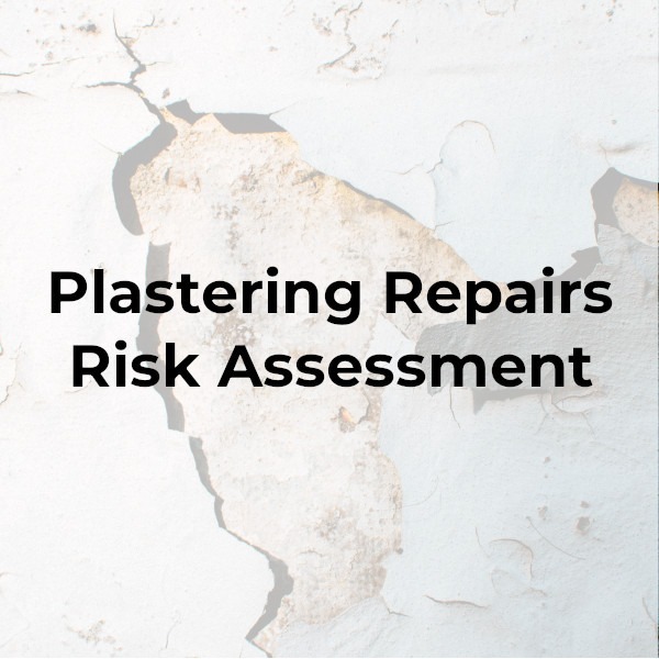 Plastering Repairs Risk Assessment - Safety Place