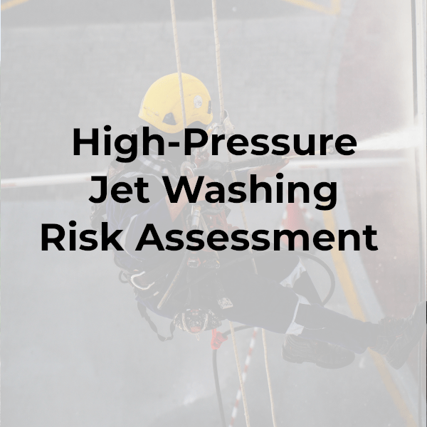 High-Pressure Jet Washing Risk Assessment - Safety Place