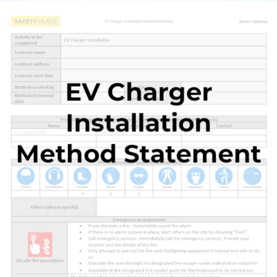 EV Charger Installation Method Statement - Safety Place