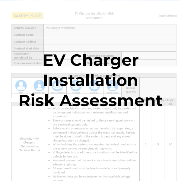 EV Charger Installation Risk Assessment - Safety Place