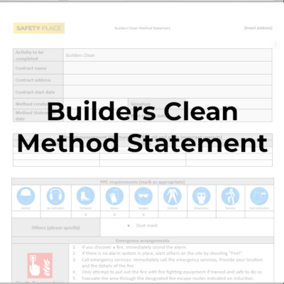Builders Clean Method Statement - Safety Place