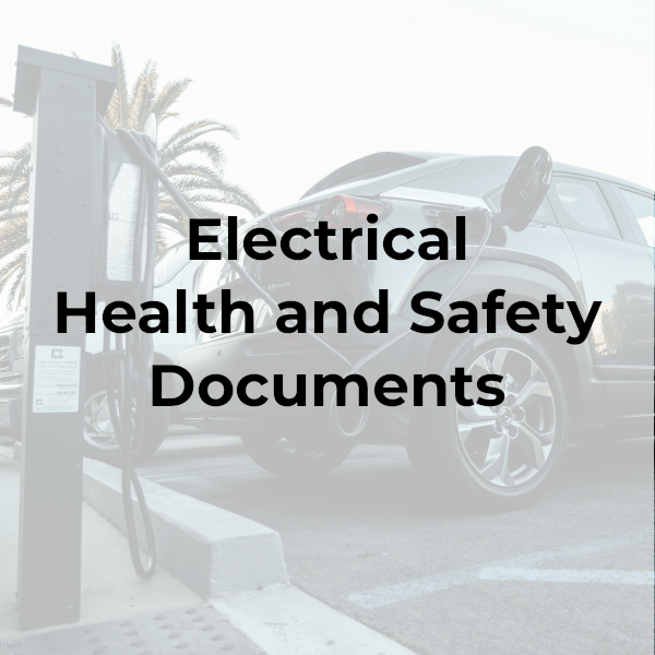 Electrical Health and Safety Documents - Instant Download
