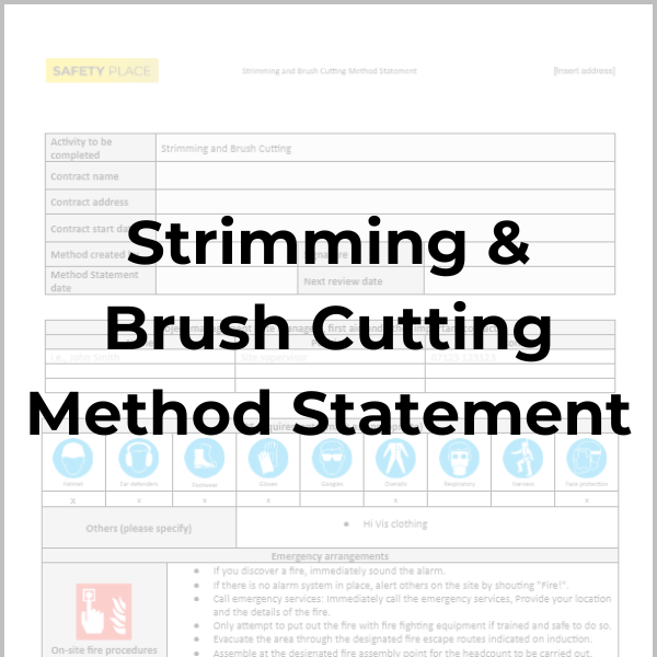 Strimming and Brush Cutting Method Statement - Safety Place