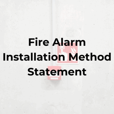 Fire Alarm Installation Method Statement - Safety Place