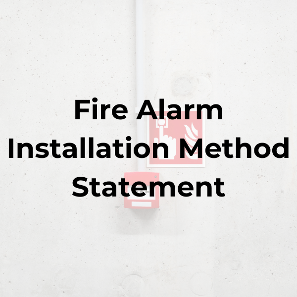 Fire Alarm Installation Method Statement - Safety Place