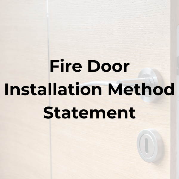 Fire Door Installation Method Statement - Safety Place